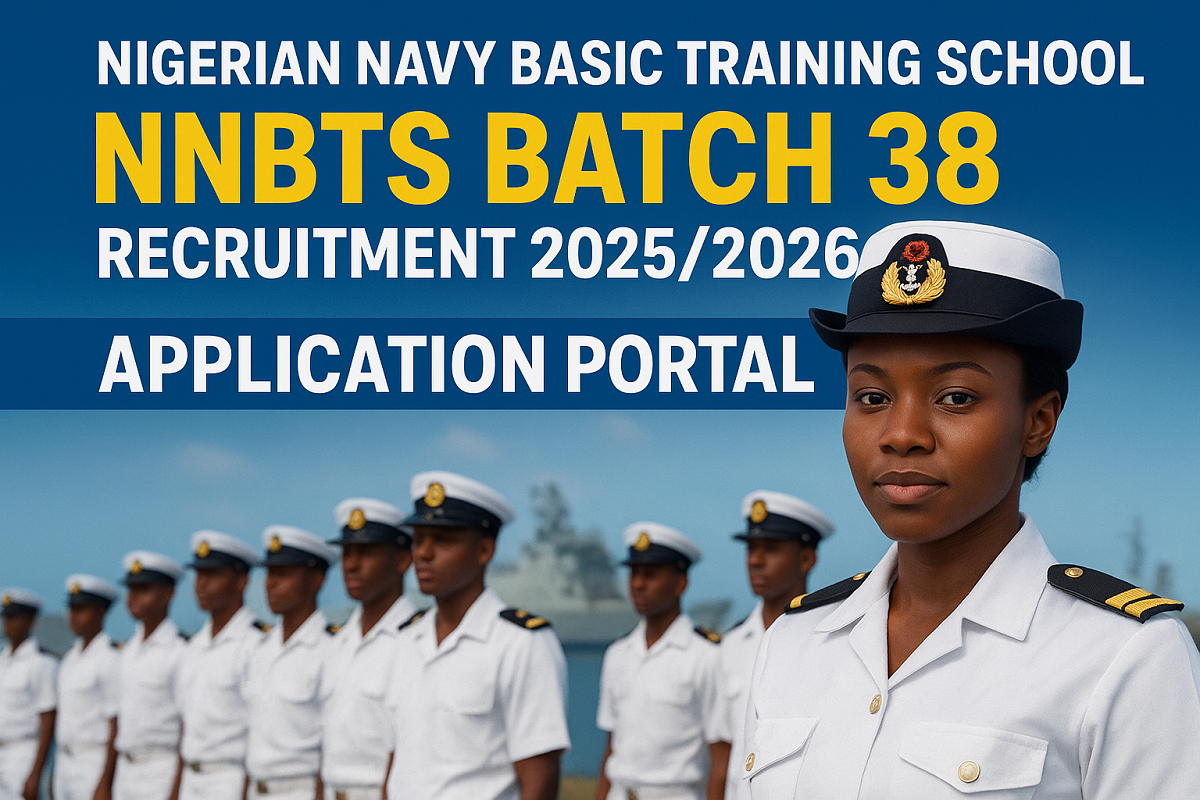 Nigerian Navy Basic Training School (NNBTS) Batch 39 Recruitment 2026/2027